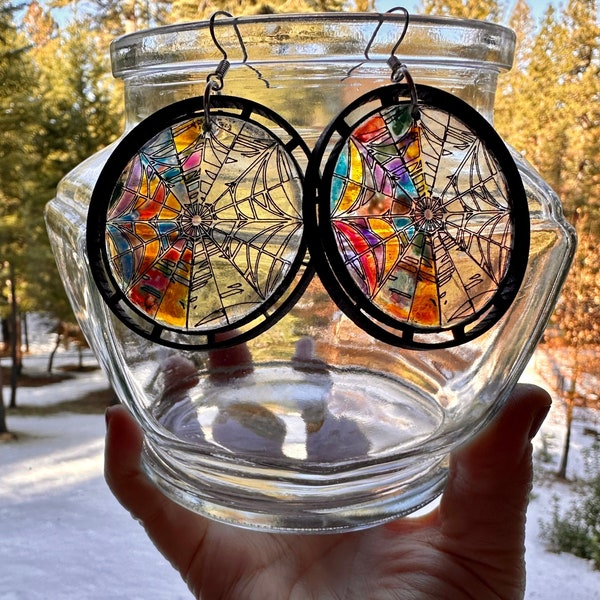 Wednesday Stained Glass Window - Etsy