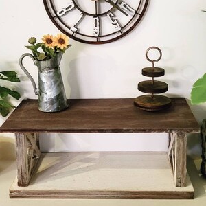 Dollhouse Coffee Table Miniature Wooden Modern Country - Etsy