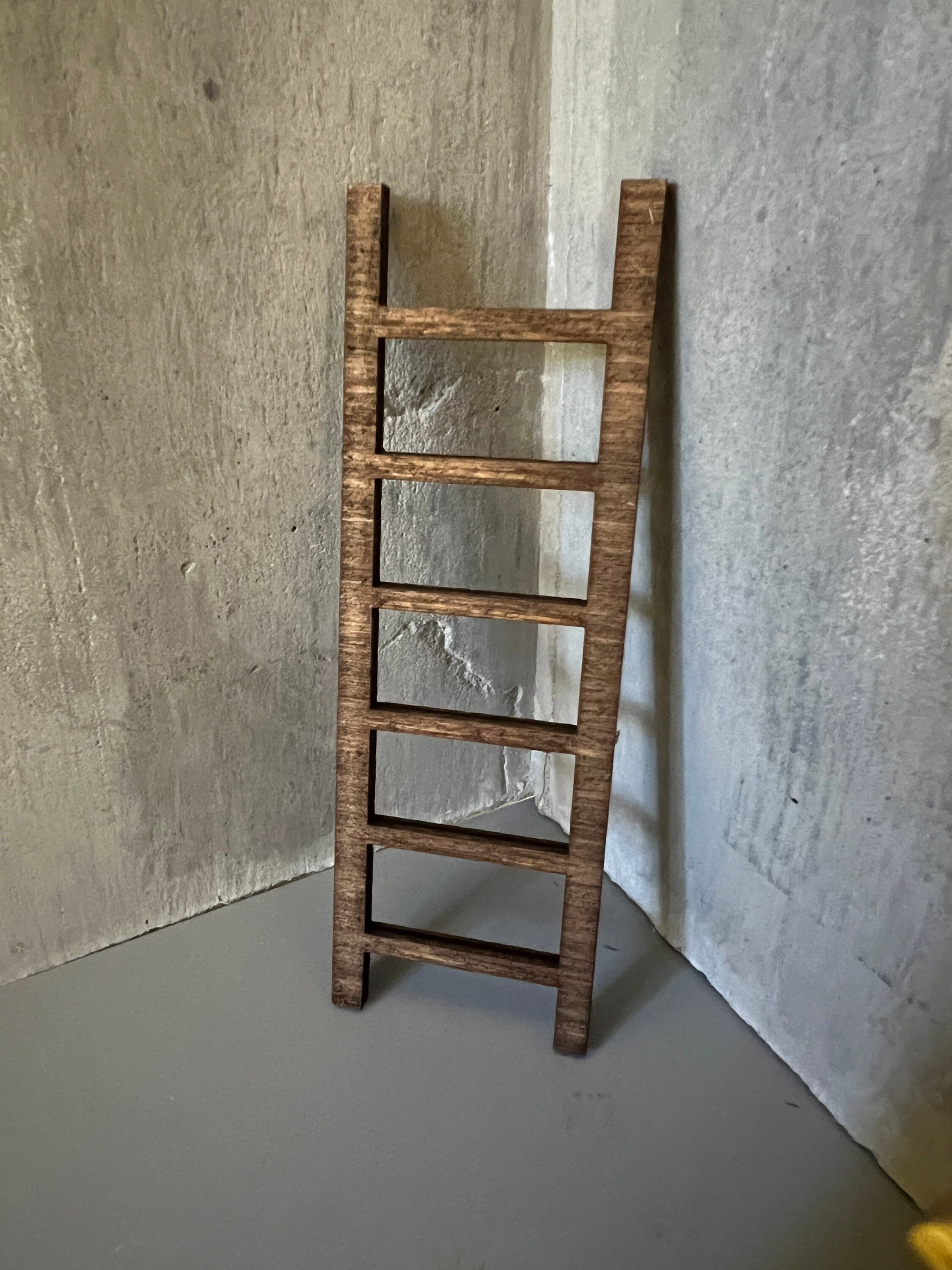 Dollhouse Ladder Miniature Wooden Decoritive - Etsy