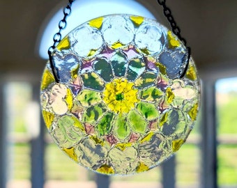 Miniature Dollhouse or Birdhouse Acrylic Stained Glass Look Window - Etsy