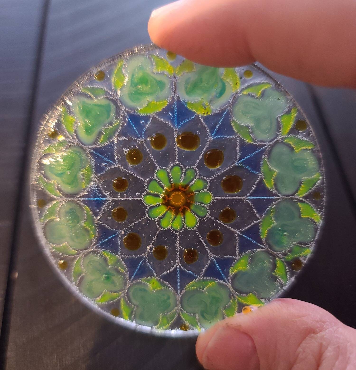 Miniature Stained Glass Look Acrylic Window for Dollhouse - Etsy