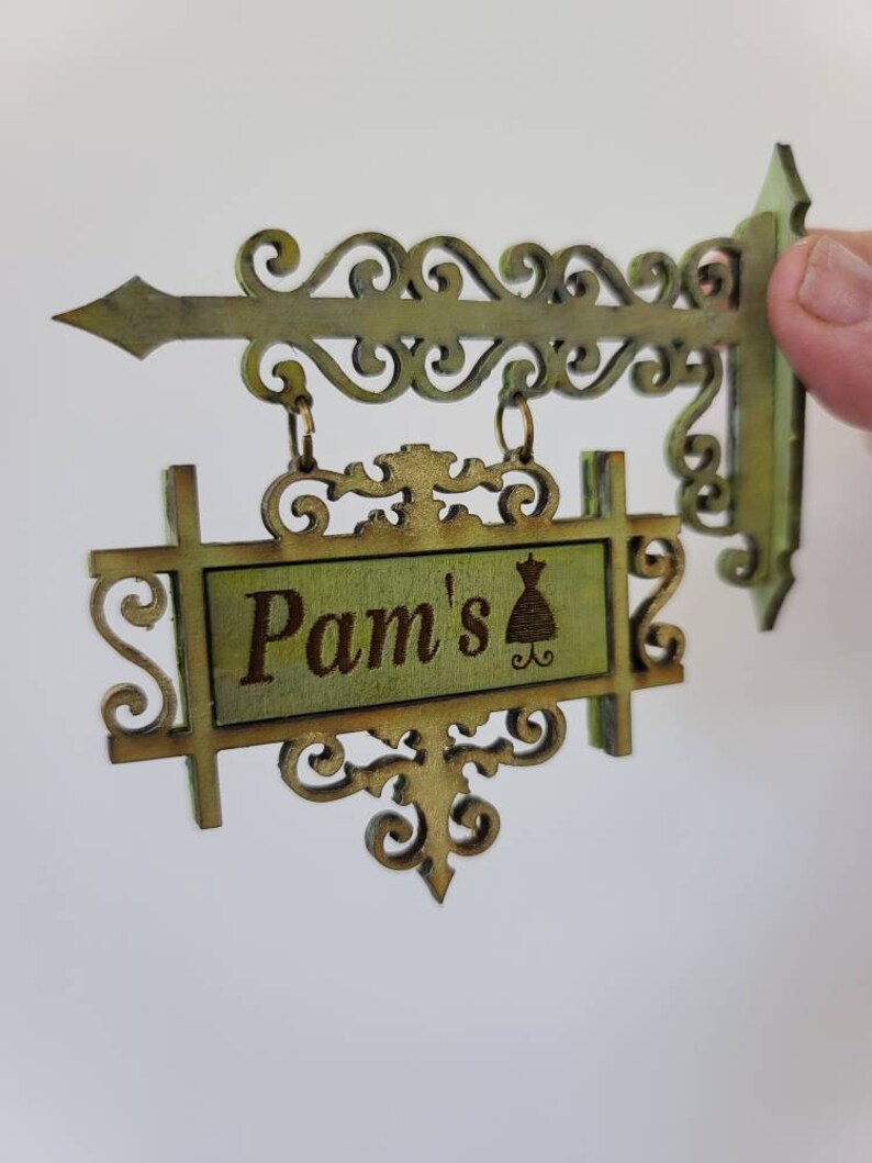 Dollhouse Miniature Shop Sign. - Etsy