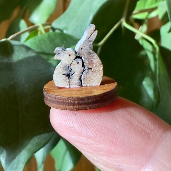 Distressed Wooden Bunny - Etsy