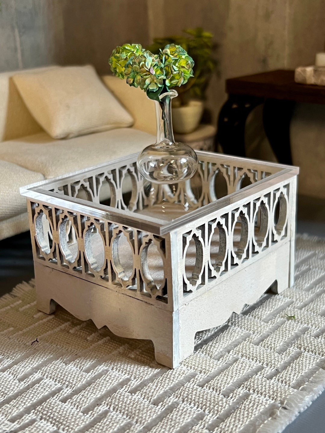 Dollhouse Miniature Coffee Table - Etsy