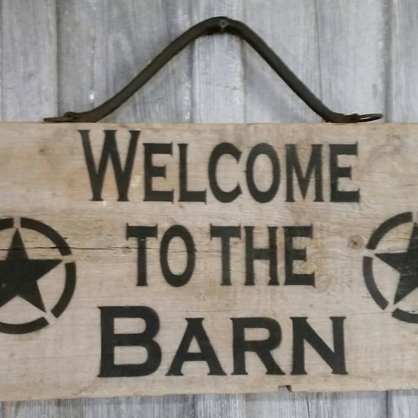 Barn Wood Sign - Etsy