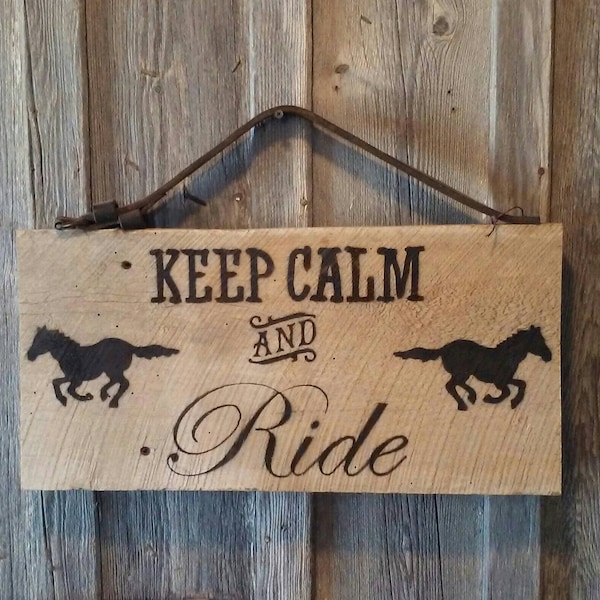 Keep Calm Ride On - Etsy