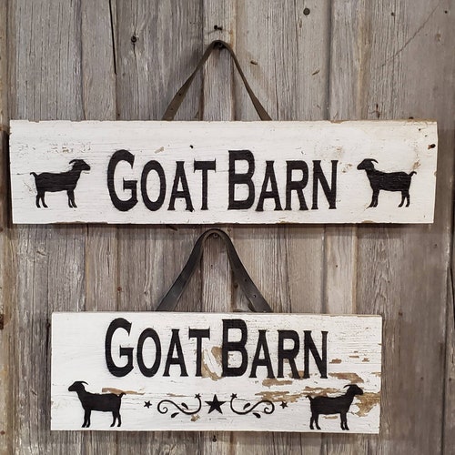 Goat Barn Sign - Etsy