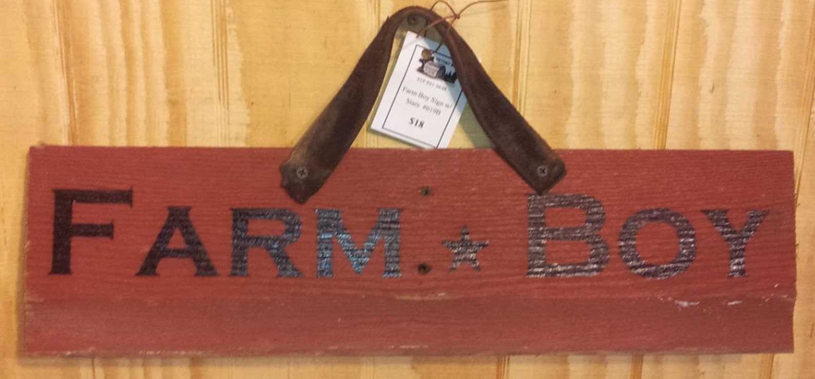 Farm Boy Repurposed Barnwood Sign | Etsy