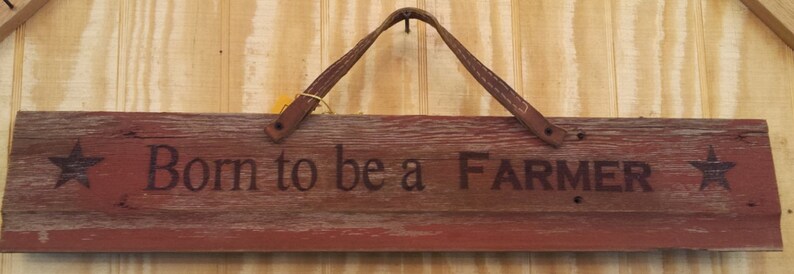 Born to Be a Farmer Rustic Farmhouse Sign Farm Boy Sign - Etsy