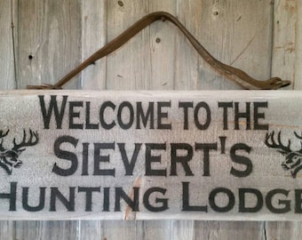 Rustic hunting signs | Etsy