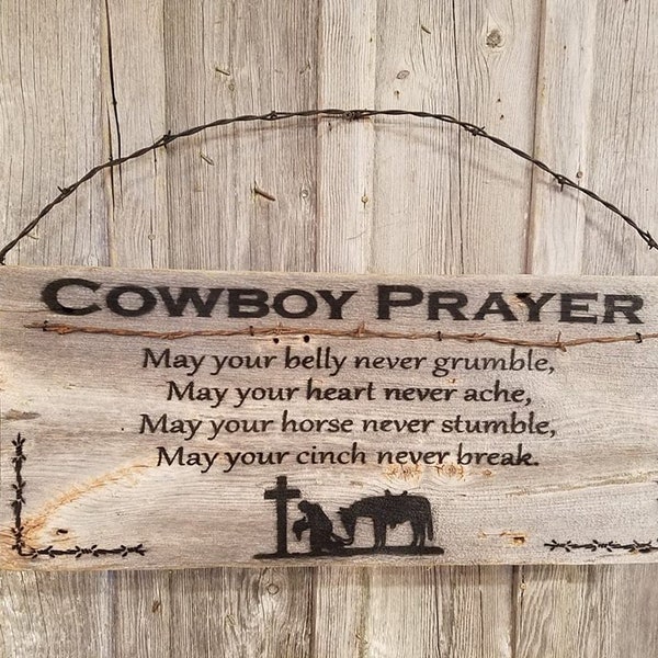 Cowboy Prayer - Etsy