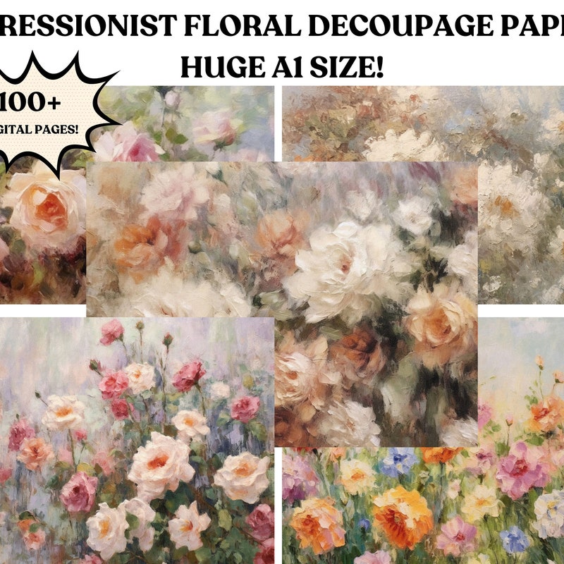 Decoupage Papers - Etsy
