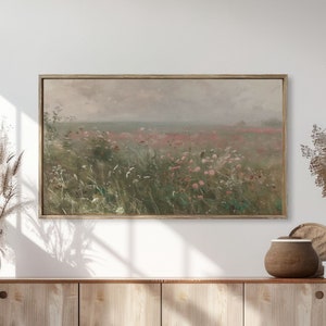 Vintage Spring Floral Frame TV Art | 4K HD 16X9 | Samsung Frame TV Art ...