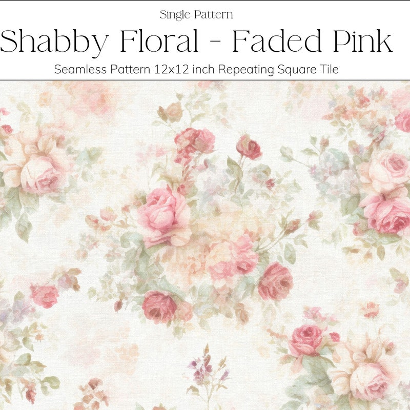 Floral Digital Paper - Etsy