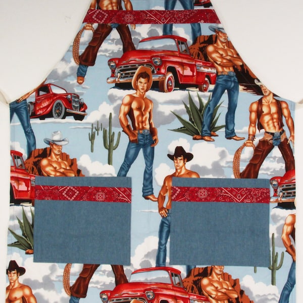 Cowboy Apron - Etsy