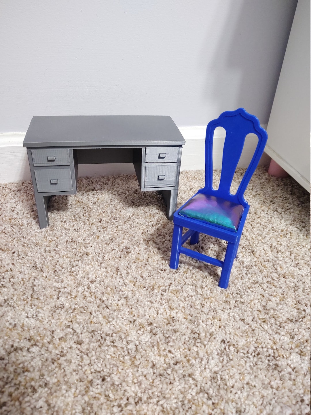 Barbie Fashion Doll Desk Miniatures Accessories Dollhouse Collectibles ...