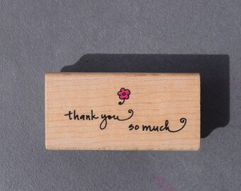 Cursive thank you | Etsy