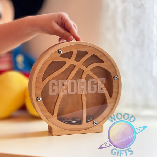 Basketball Piggy Bank - Etsy