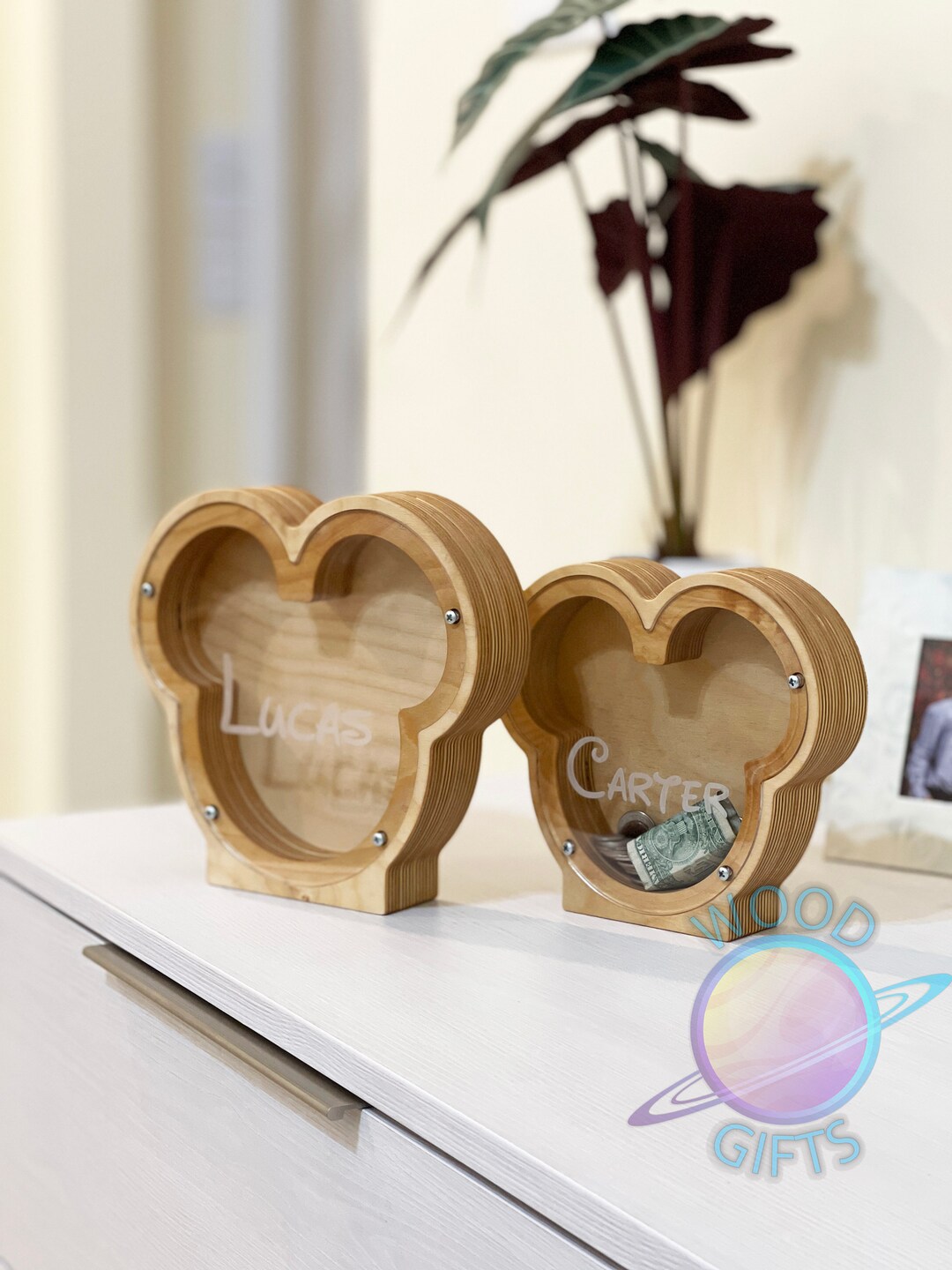 Mickey Mouse Piggy Bank - Personalized Mickey Mouse Money Box for Kids ...