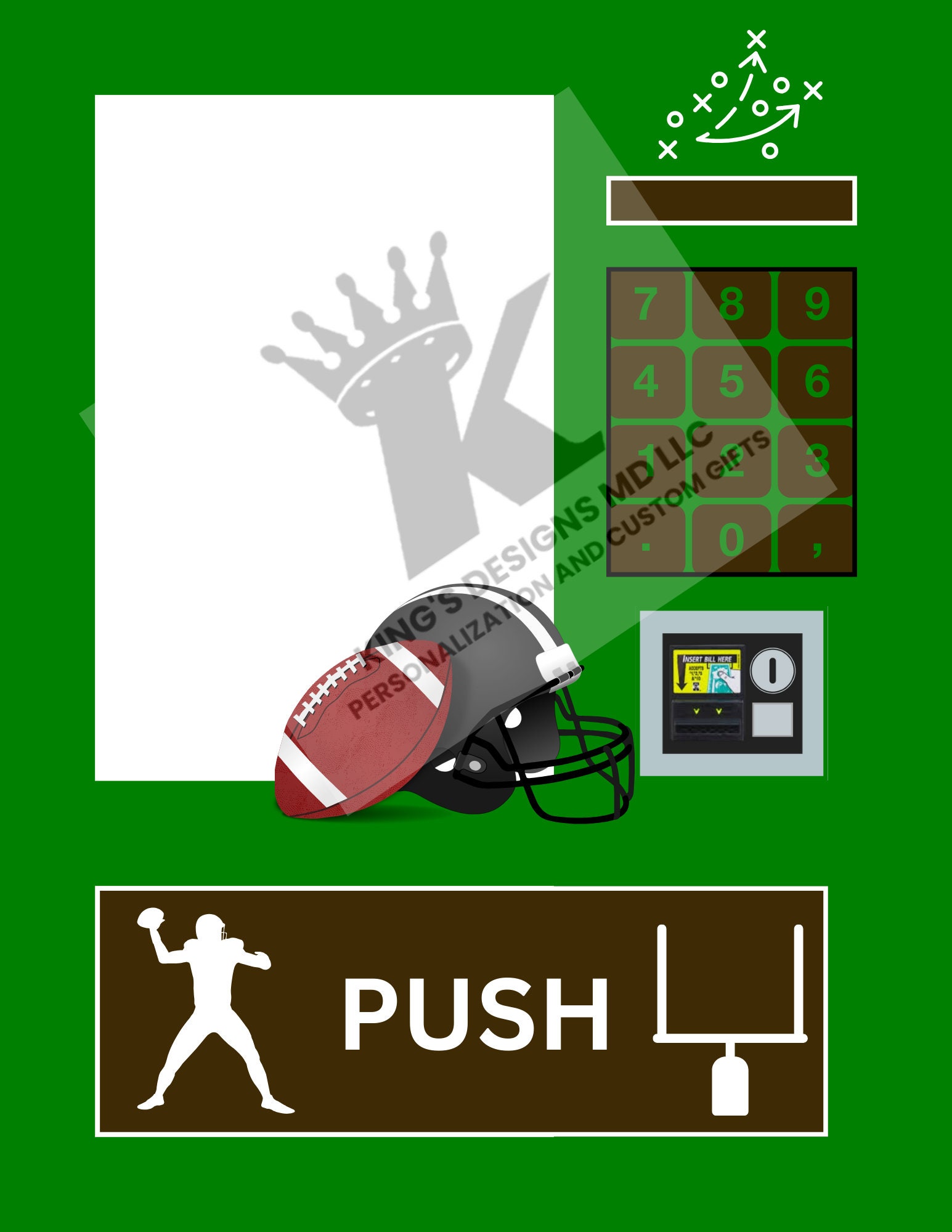 Football Vending Machine PNG Design, Small Vending Machine Png Pdf Jpg ...
