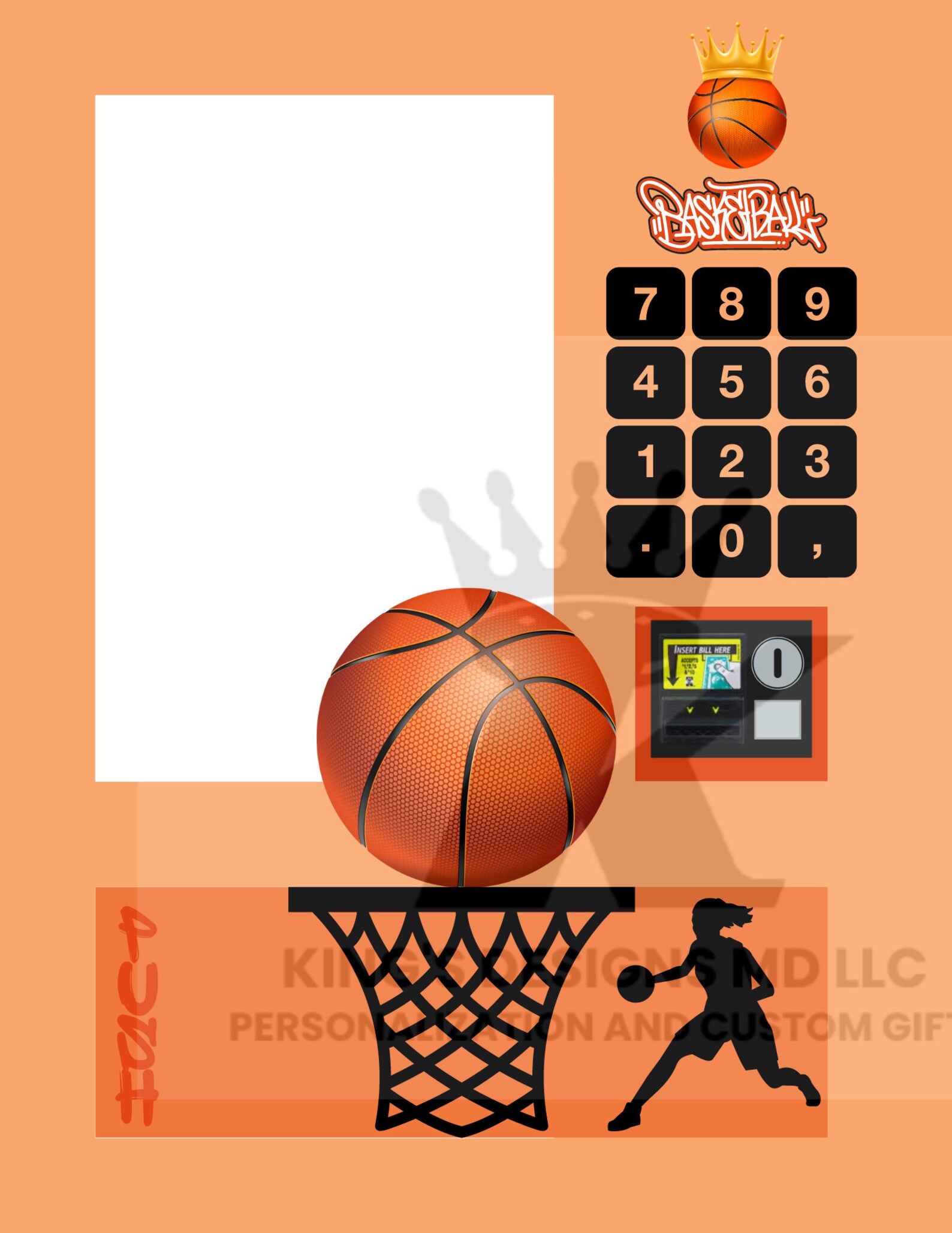 Basketball Vending Machine PNG Design, Vending Png Pdf Jpg, Vending ...