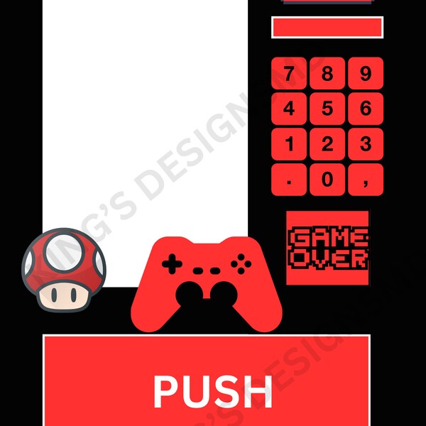 Vending Machine Template Png - Etsy