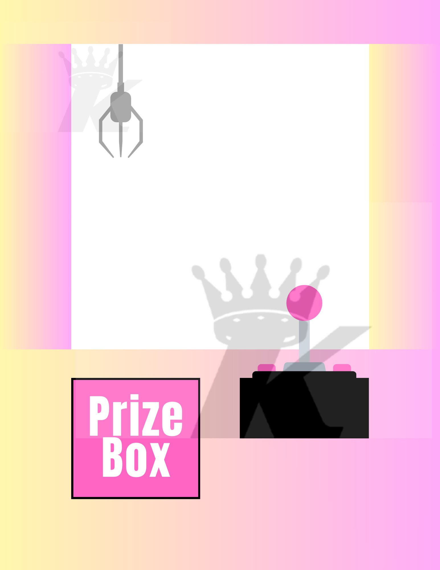 Pink Claw Machine Game Template PNG Design, Small Easter Claw Game ...