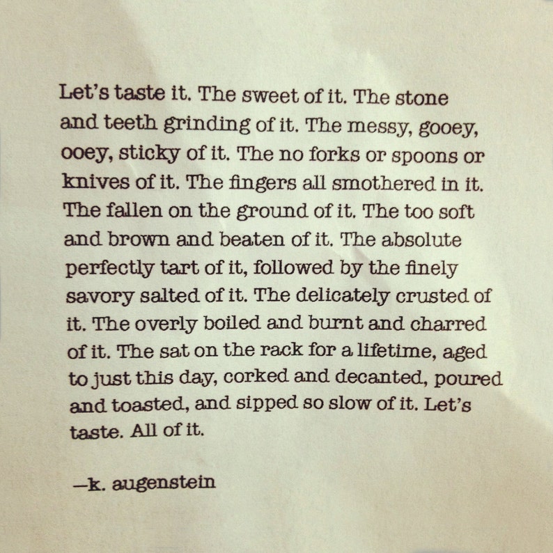 Let's Taste It - Etsy