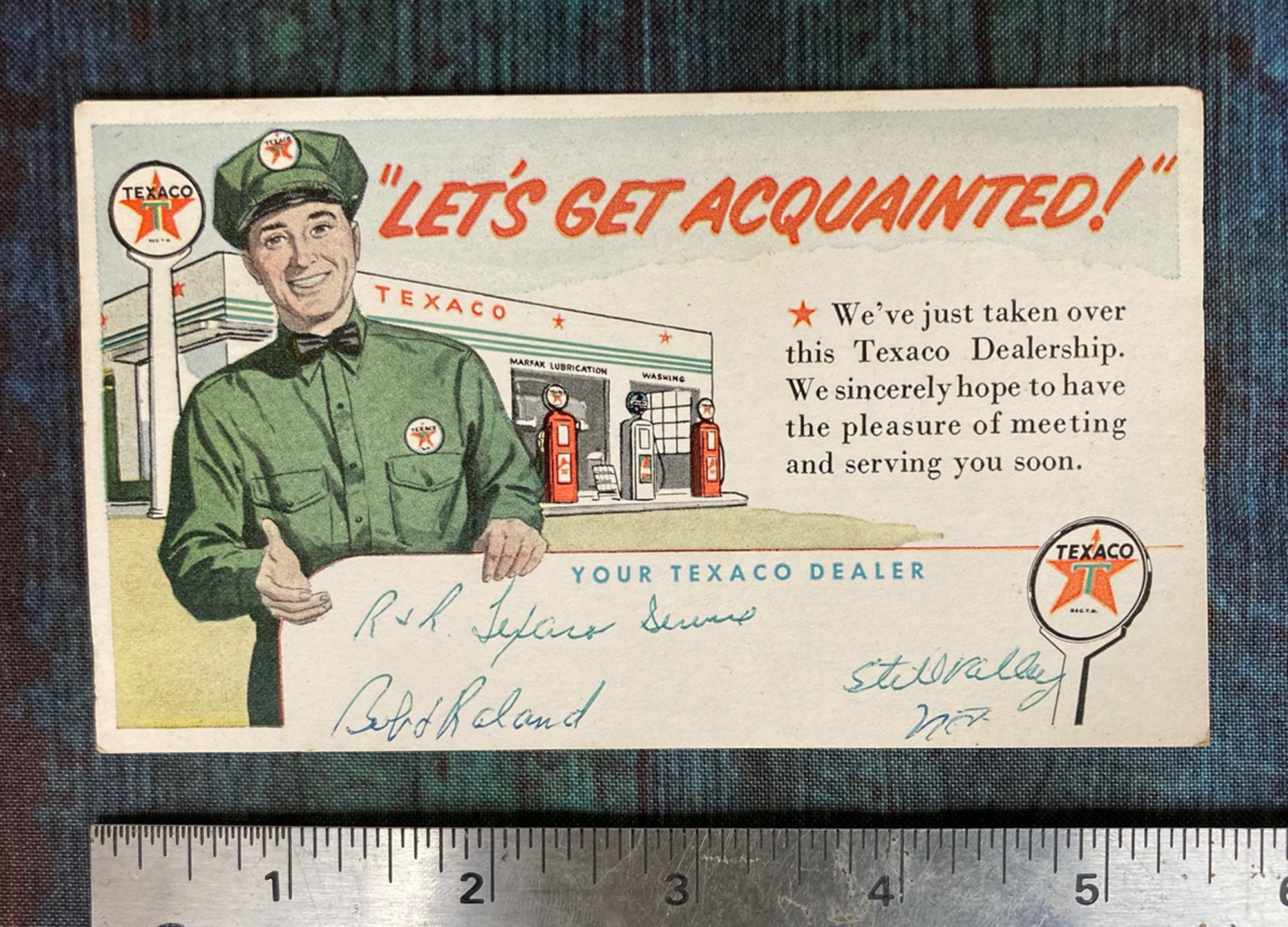 Your Friendly Local Texaco Attendant Wants to Get Acquainted - Etsy