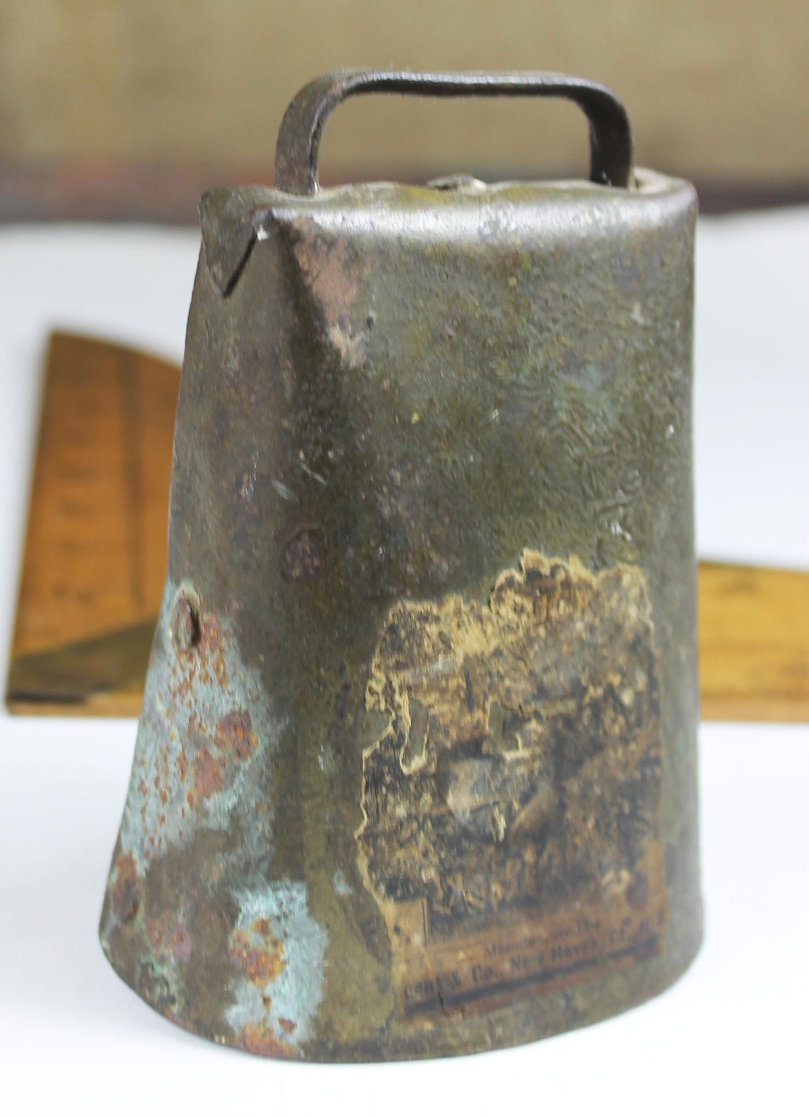 Antique Brass(?) Kentucky Cow Bell - Etsy
