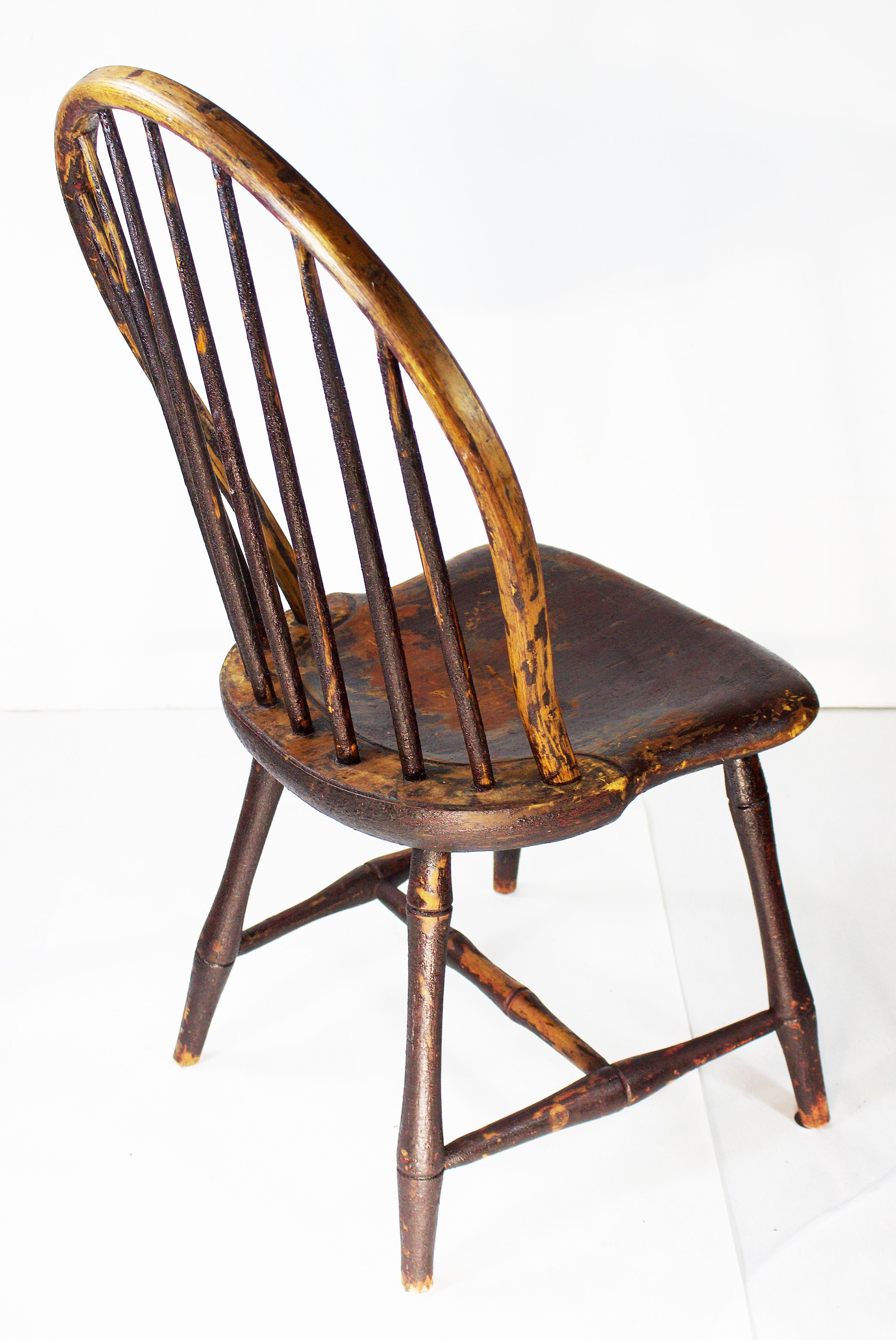 18th Century Bow Back Windsor Chair Original Surface - Etsy