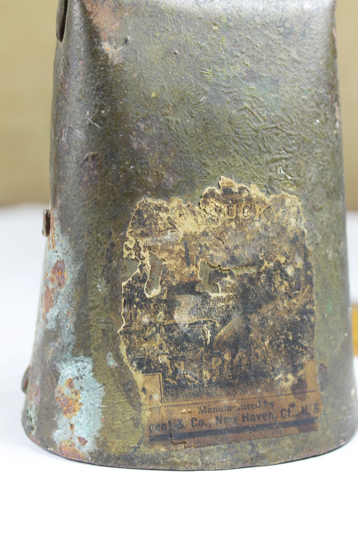 Antique Brass(?) Kentucky Cow Bell - Etsy