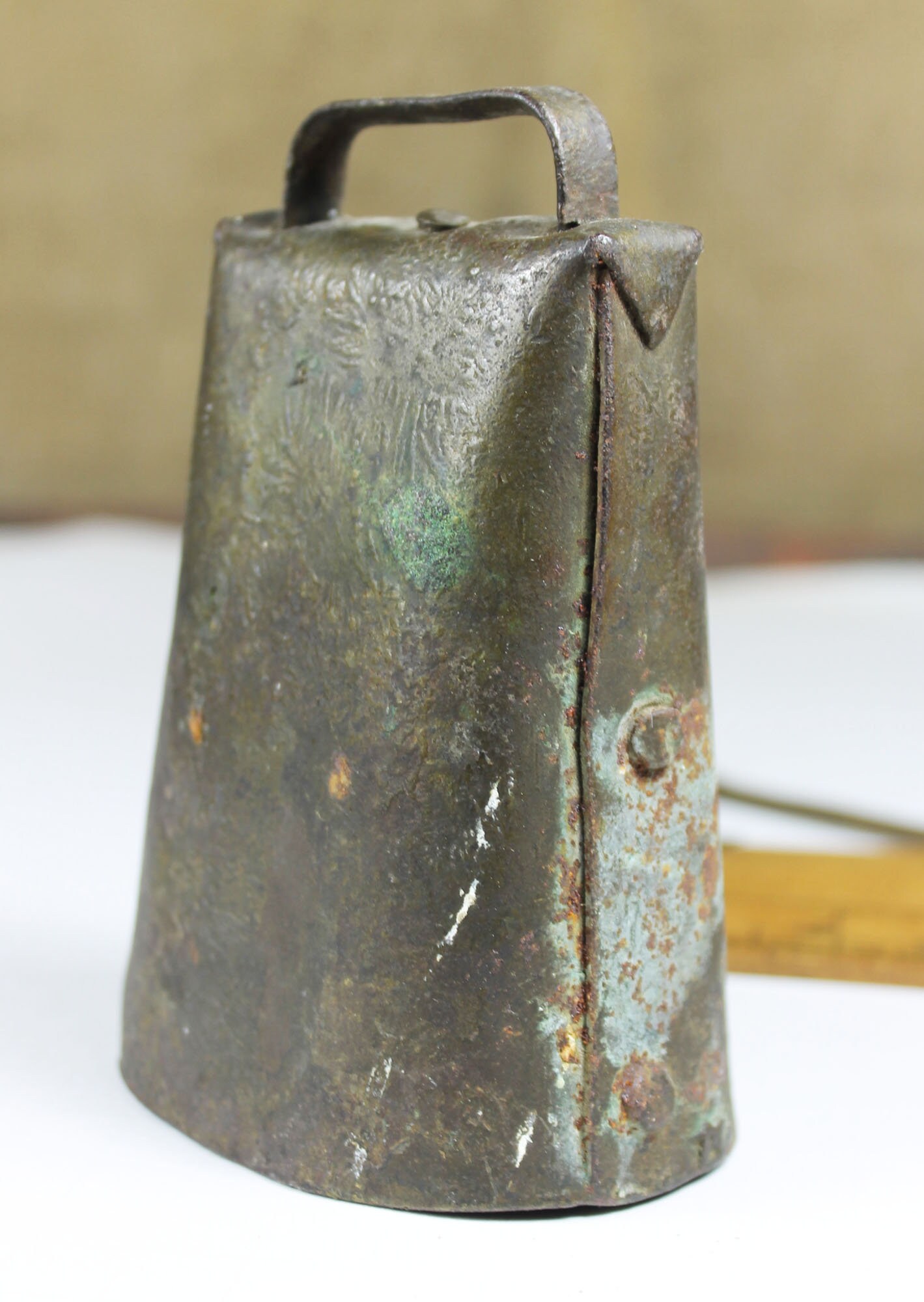 Antique Brass(?) Kentucky Cow Bell - Etsy