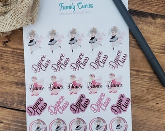 56 Ballet Planner Stickers Ballet Stickers Dance Stickers Functional ...