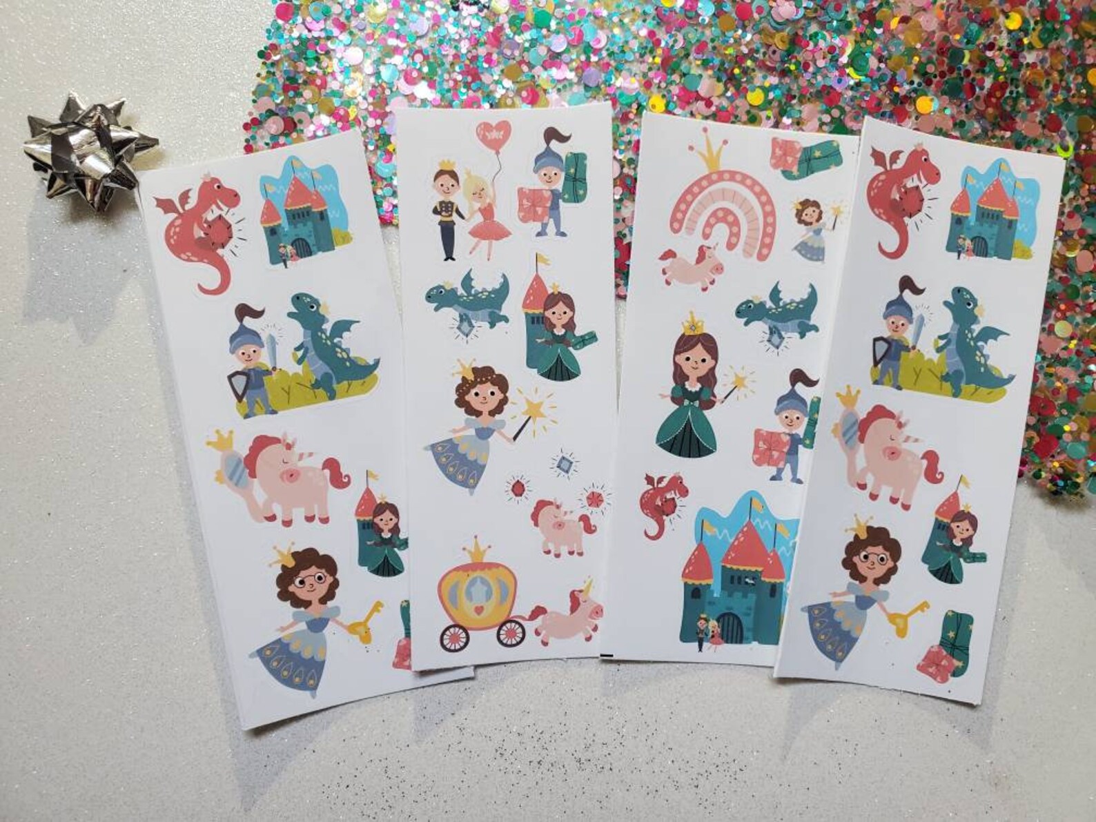 Princess Stickers Party Favors Princess Birthday Party - Etsy