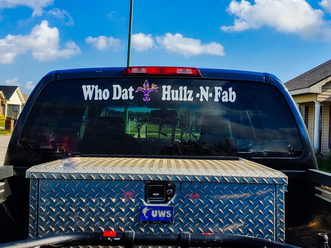 Custom Vehicle Decals, Side, Rear, Window Decal, Car Decal ...