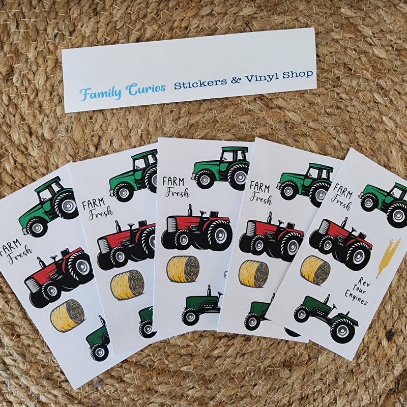 Tractor Stickers - Etsy