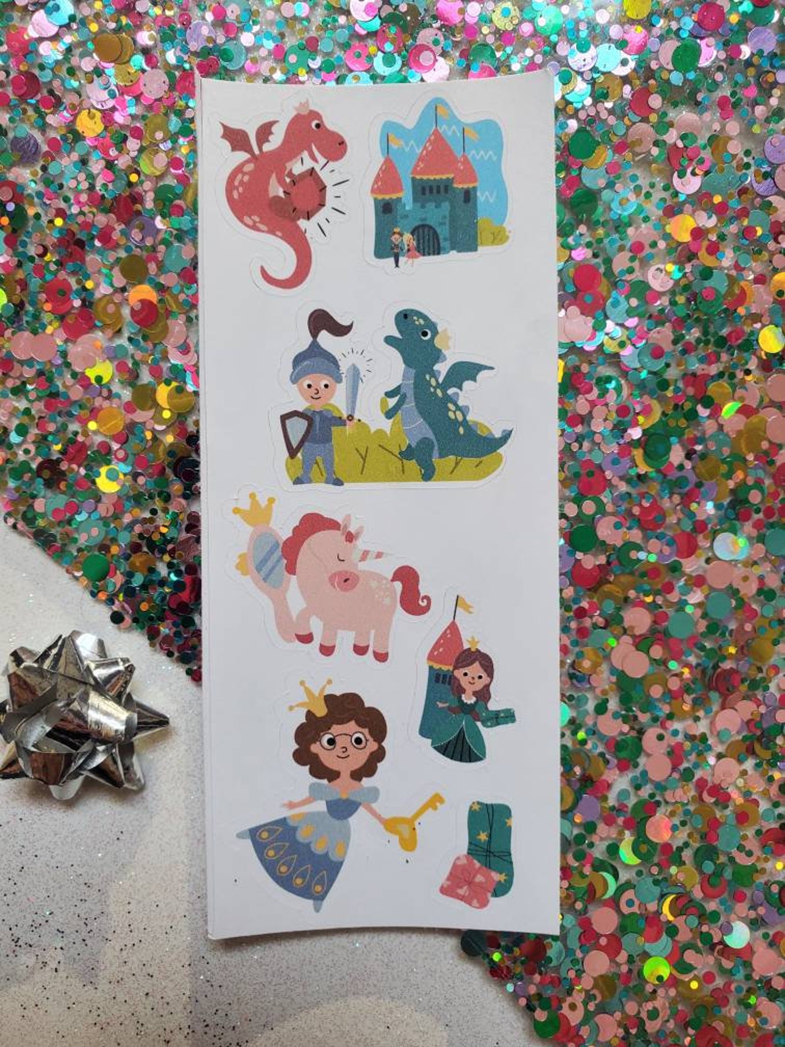 Princess Stickers Party Favors Princess Birthday Party - Etsy