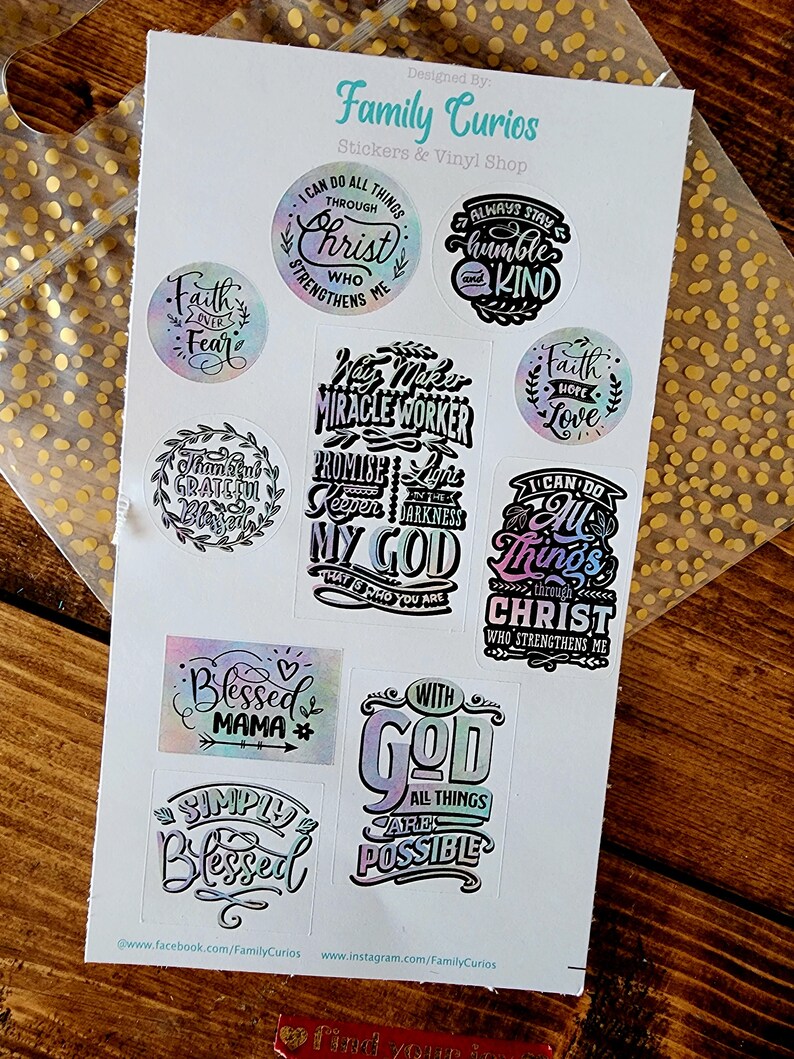 Christian Faith Bible Verse Quotes for Planners, Galaxy Bible Journal ...