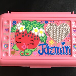 Shopkins Crayons Box Personalized Custom Art Storage Pencil | Etsy
