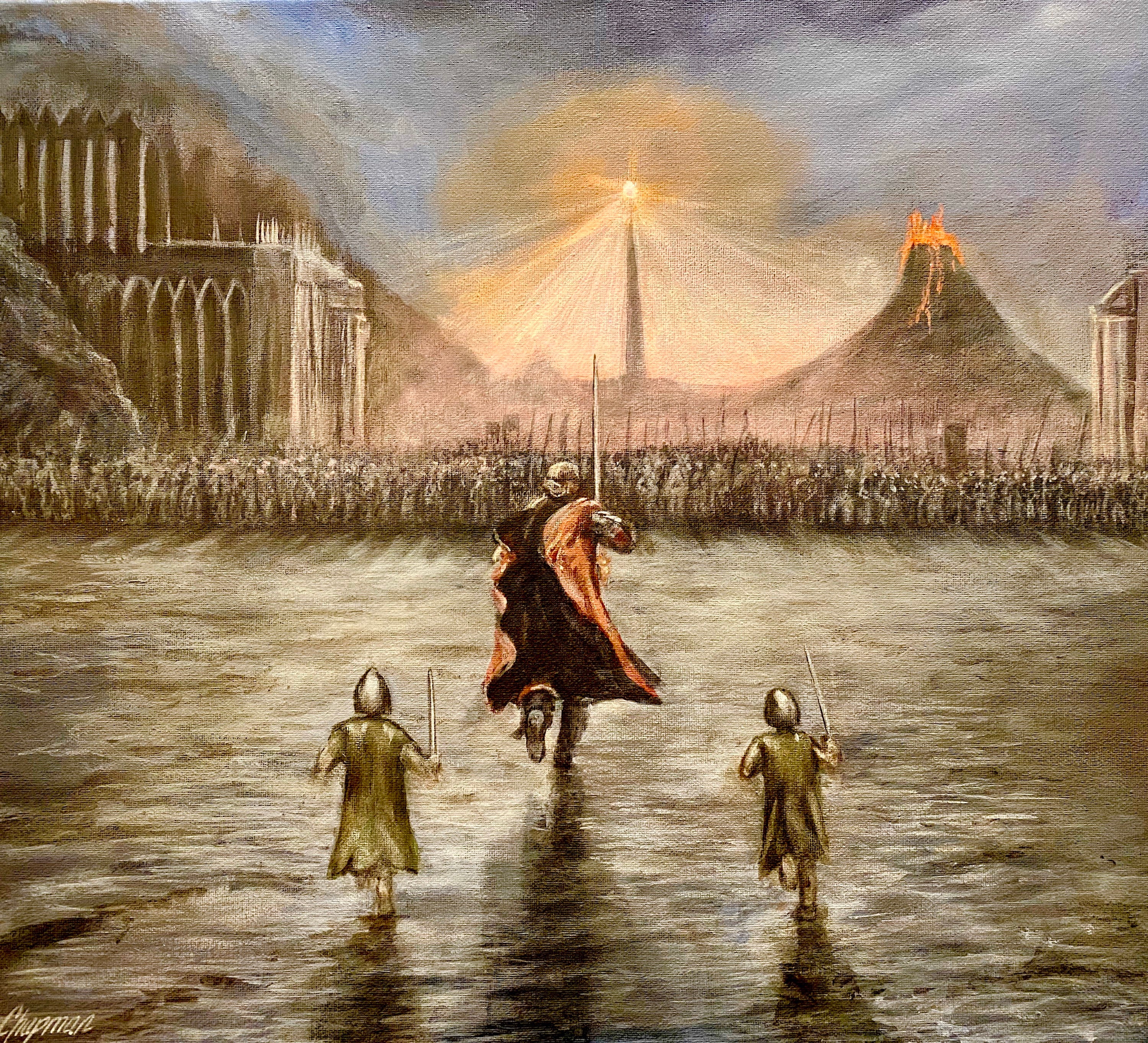 Aragorn In Battle