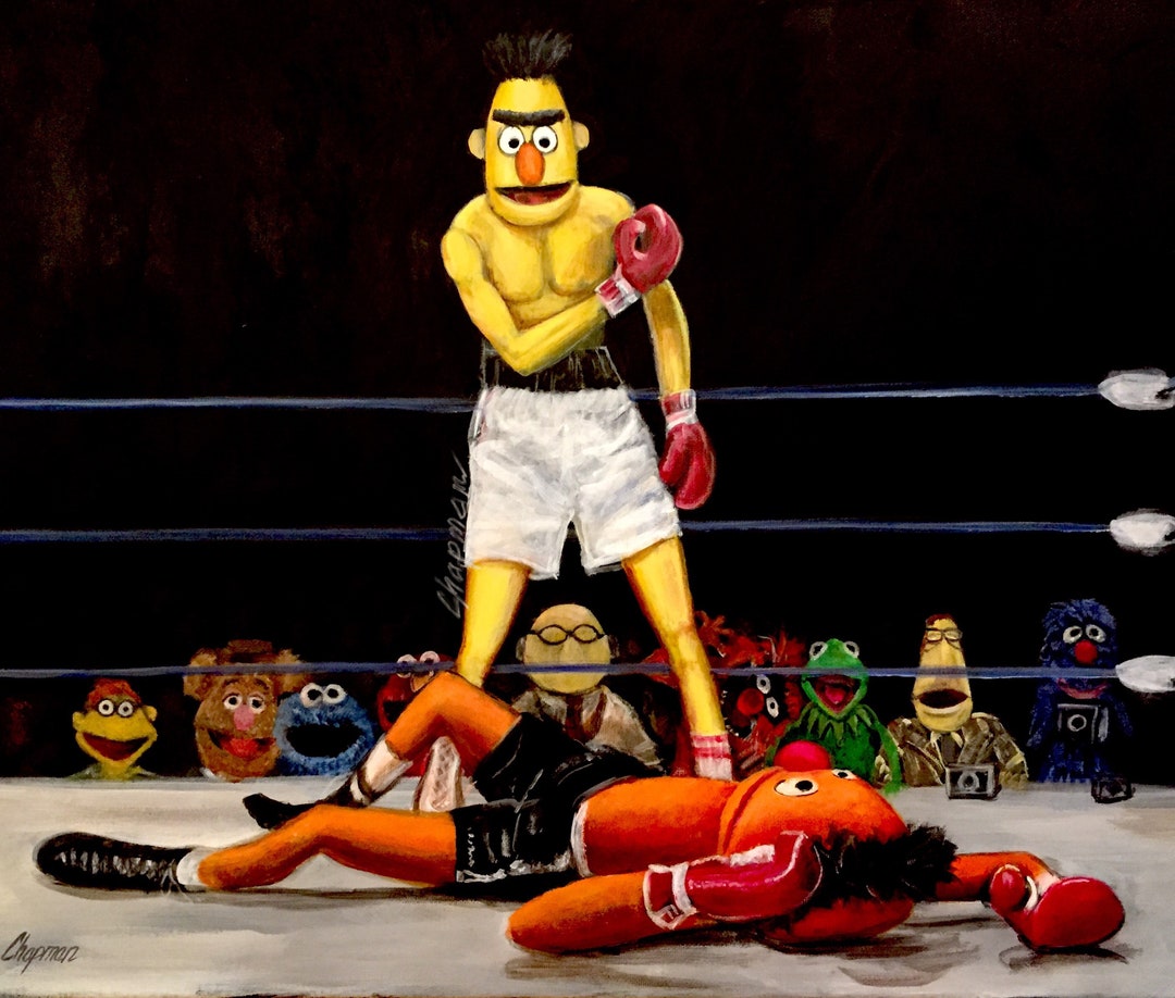 Epic Grudge Match. Puppet Fight Like Muhammad Ali Rumble in - Etsy