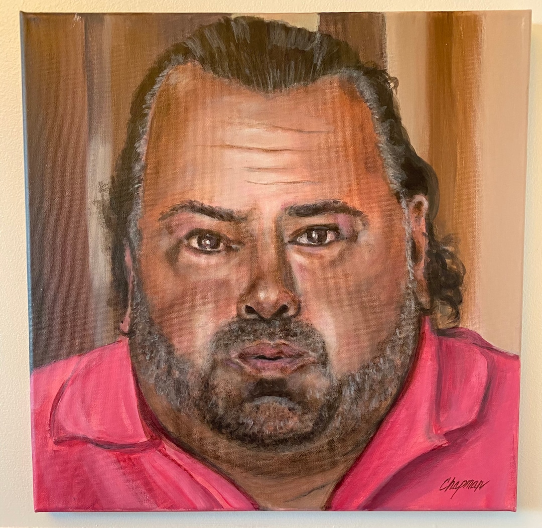 Big Ed, No Neck Ed From 90 Day Fiancé Frustrated Meme. Artist Signed ...