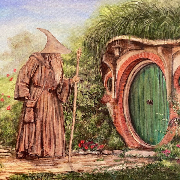 Bilbo Door Art - Etsy