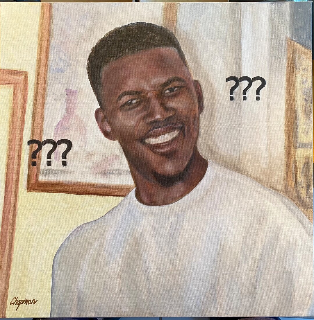 Confused Nick Young. Question Mark Guy Meme. Artist Signed - Etsy Ireland