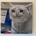 Sad Cat Meme Painting. 24 X 24 X 1.5 Original and Acrylic Acrylic ...