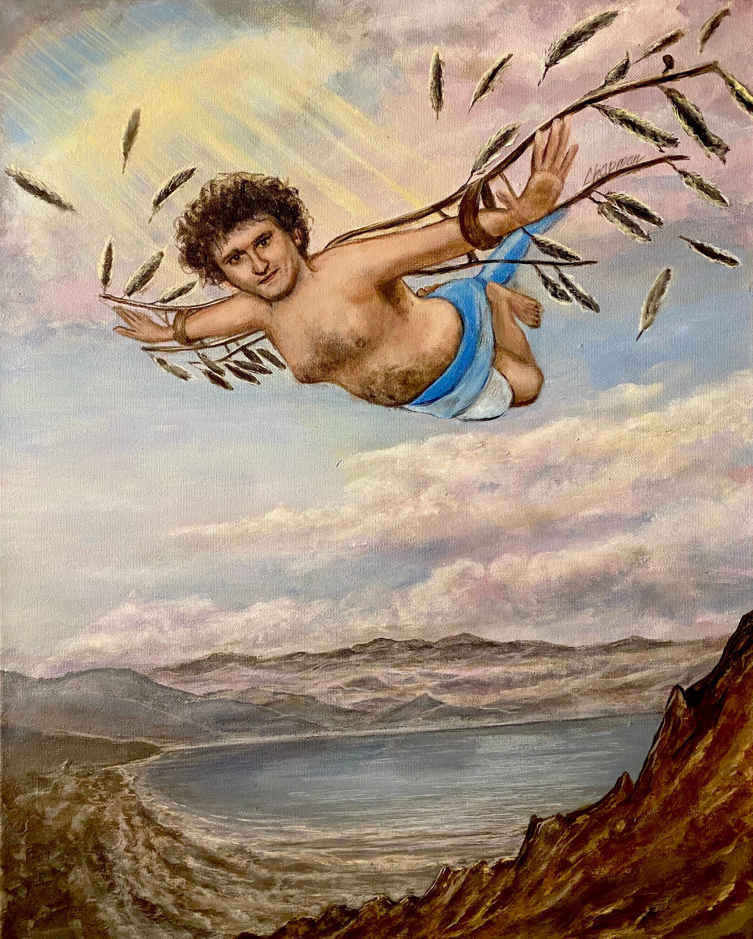 Icarus Flying Too Close To The Sun Icarus Flying Too Close To The Sun