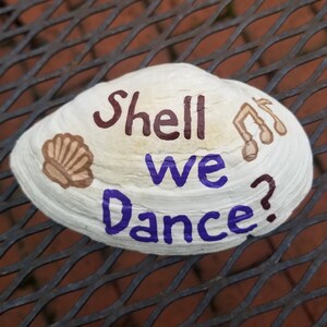 Shell We Dance Funny Punny Painted Shell Gift - Etsy