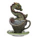 HOT CHOCOLATE DRAGON Figurine, Dragon in Cup, Brown Dragon, Gift,unique ...