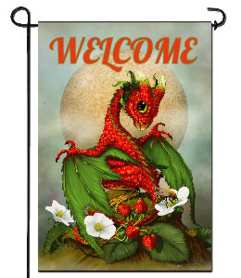 GARDEN DRAGON FLAGS - Etsy